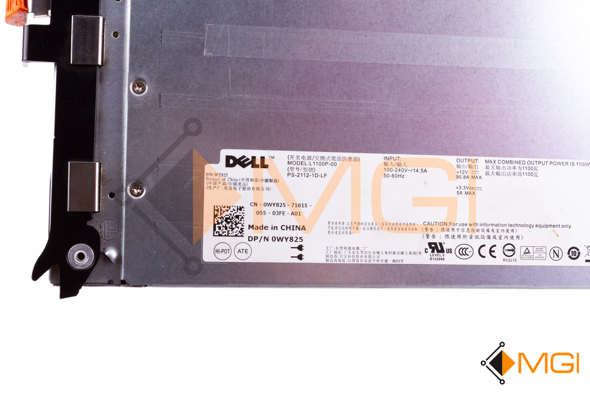 WY825 DELL POWEREDGE R905 1100W POWER SUPPLY - MGI – MGI