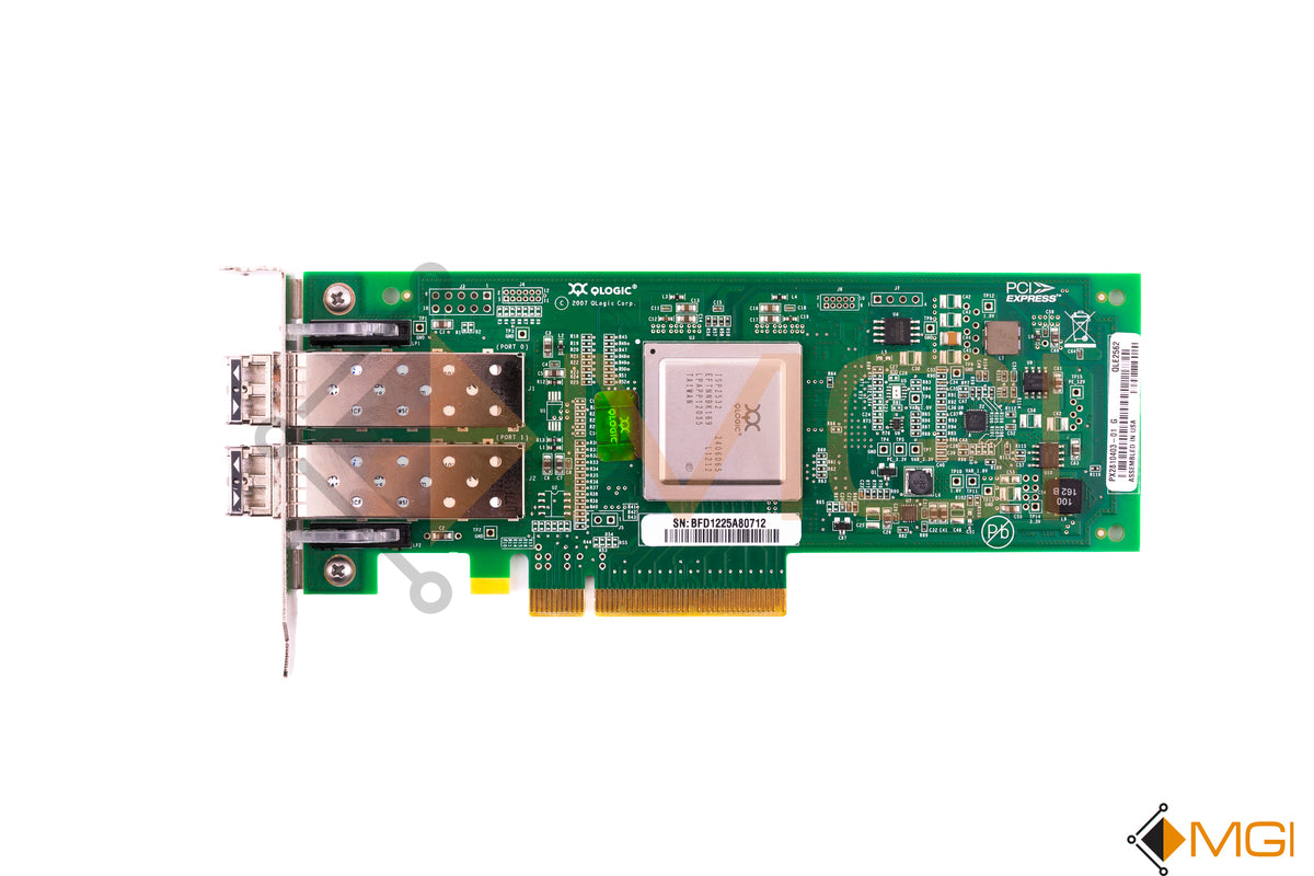 QLE2562 (LOW PRO) QLOGIC 8GB DUAL PORT ADAPTER - MGI – MGI