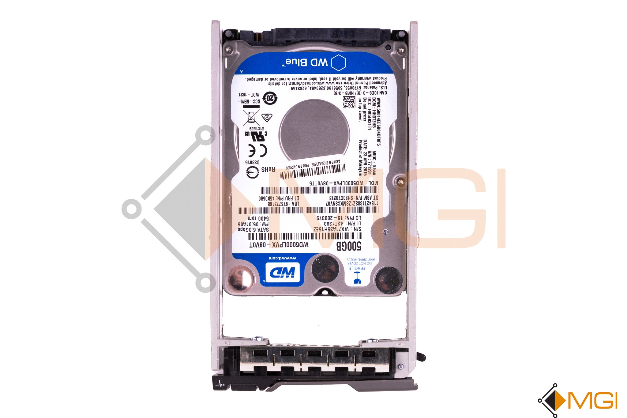 WD5000LPVX (W/ TRAY R) WESTERN DIGITAL 500GB 2.5" - MGI – MGI