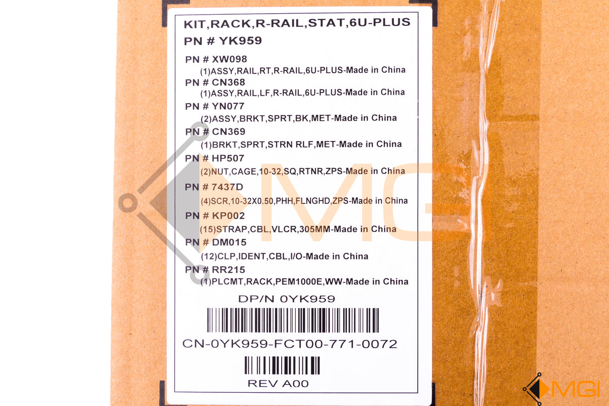 YK959 DELL M1000e RAIL KIT - MGI – MGI